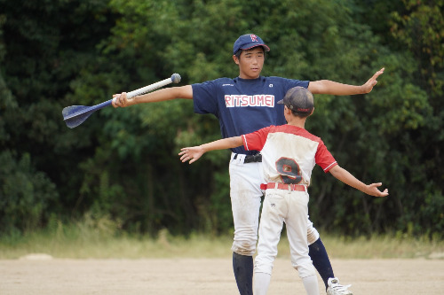 [Junior High Baseball Club] Exchange with High Heat Baseball ROOKIES (U ...